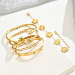 Jewelry | Gold Bracelets | Poshmark